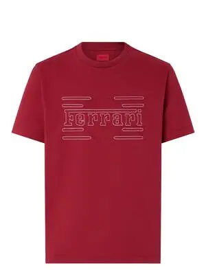 FERRARI Racing-inspired Mini T-shirt - Red