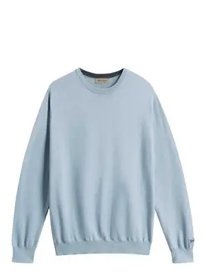 Woolrich Classic Knit" Crewneck Sweater - Light Blue