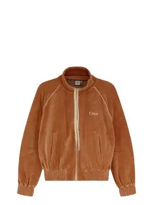 Chloé CHLOE Chenille Sweatshirt With Logo Embroidery Multicolor
