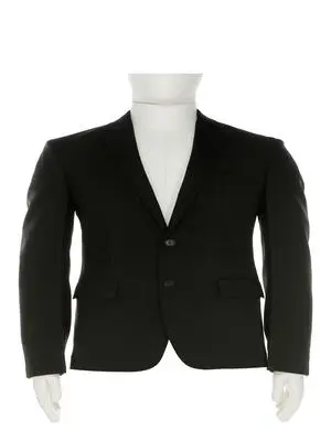 Fendi Kid Mohair Single-breasted Jacket - Black