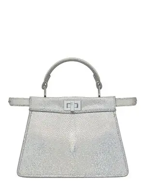 Fendi Peekaboo Iseeu Petite Bag - Silver