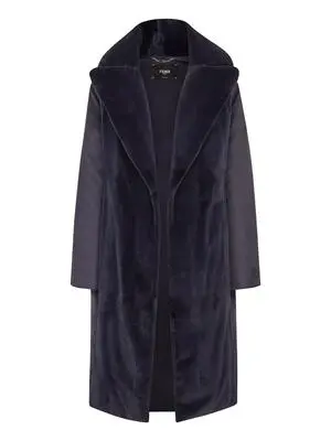 Fendi Padded Cocoon Coat - Blue