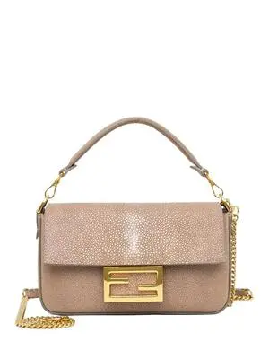 Fendi Baguette® Mini In Stingray - Grey