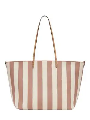 Fendi Fendi Large Reversible Shopper Bag Beige