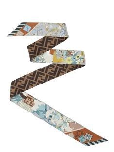 Fendi Silk Wrappy Scarf - Multicolour