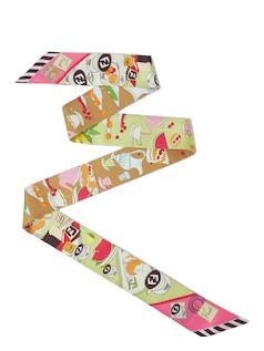 Fendi Wrappy Silk Scarf - Multicolour