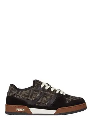 Fendi Match Trainers - Brown