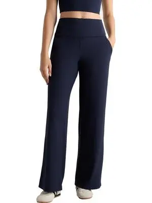 Quince Ultra-form High-rise Wide Leg Pants - Deep Navy