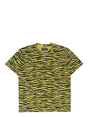 DENIM TEARS Zebra Print T-shirt - Yellow
