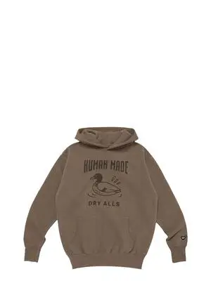 HUMAN MADE Tsuriami Hoodie With Graphic Print - Brown