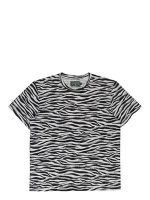 DENIM TEARS Zebra Print Crewneck T-shirt - White