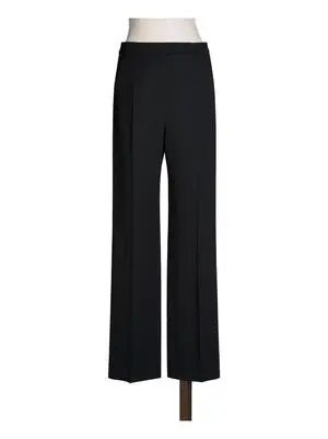 Max Mara Wool Cady Palazzo Trousers - Black
