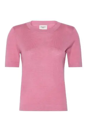 Max Mara Wool, Silk, And Cashmere Sweater - Raspberry