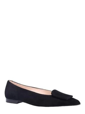 Ron White Yuna Pointed Toe Flat - Onyx