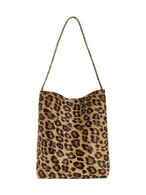 MANSUR GAVRIEL Calf Hair Everyday Cabas Tote - Leopard