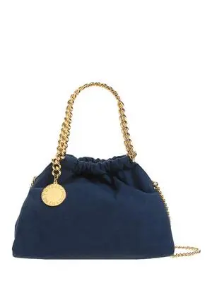 Stella McCartney Mini Falabella Faux Suede Drawstring Bag - Navy