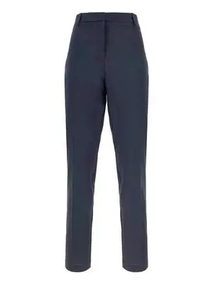 Hugo Pressed Crease Tailored Trousers - Blue