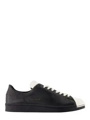 Y3 Superstar Leather Sneakers - Black