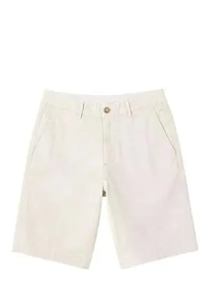 Seventy Gabardine Button-fastening Shorts - Neutrals