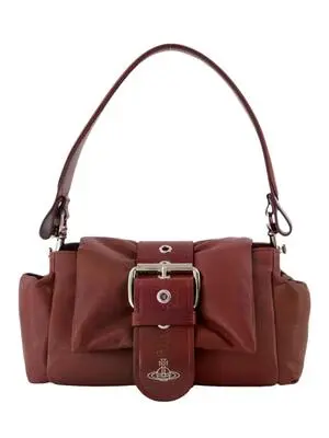 VIVIENNE WESTWOOD Hazel Treasure Leather Tote Bag - Brown