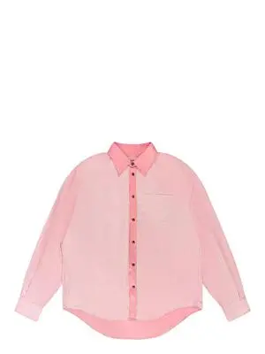 4SDESIGNS Button-down Long-sleeve Shirt - Pink
