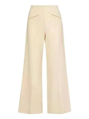 VERONICA BEARD Veronica Beard Cassidee High-Waisted Wide-Leg Trousers