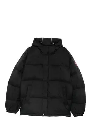 Canada Goose Sterling Padded Jacket With Logo Patch - Black