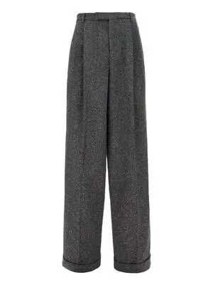 Valentino Garavani Pleated Trousers - Grey