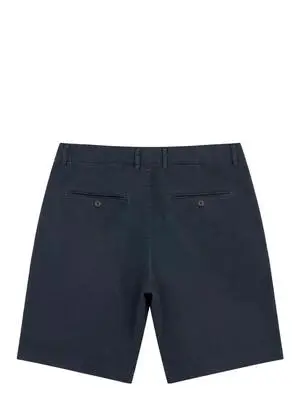 Seventy Gabardine Cotton Chino Shorts - Blue