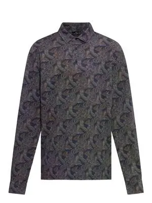 Etro Paisley-print Long-sleeve Shirt - Blue
