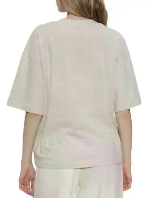 NEW BALANCE Trackside Logo T-shirt - Neutrals
