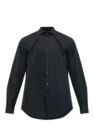 Paul & Shark Soffio Spread-collar Long-sleeve Shirt - Blue