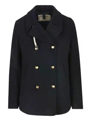 CAMPLIN Double-breasted Peacoat - Blue