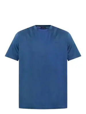 Paul & Shark Logo-embroidered T-shirt Blue