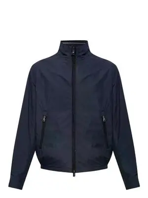 Paul & Shark High-neck Jacket With Logo Plaque - Blue