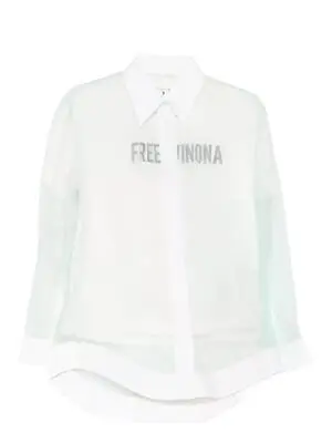 Off-White Double Layer Shirt - White