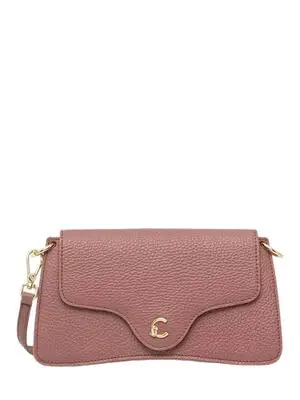 COCCINELLE Coccinelle Grainy Shoulder Bag Pink