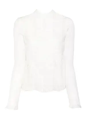 BALLY Bally Button-Back Ruffled Shirt