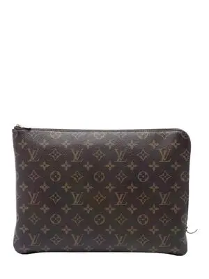 LOUIS VUITTON Monogram Etui Voyage Mm Clutch Bag - Brown