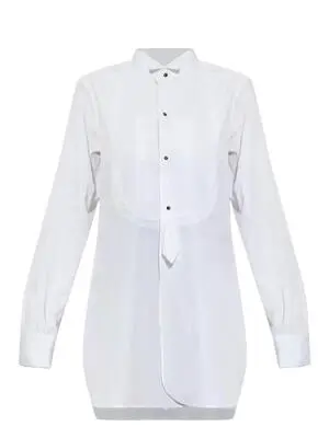 MAISON MARGIELA Bib Detail Shirt - White