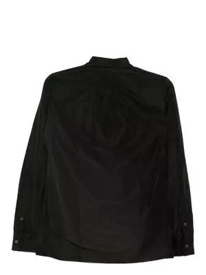 Dsquared2 Cotton Tie-neck Long Sleeve Shirt - Black