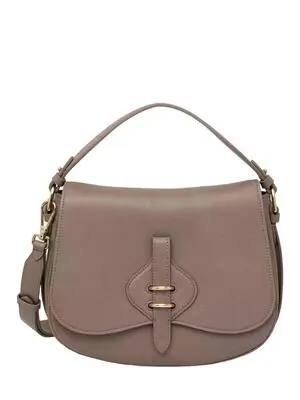 COCCINELLE Mavery Grainy Shoulder Bag - Neutrals