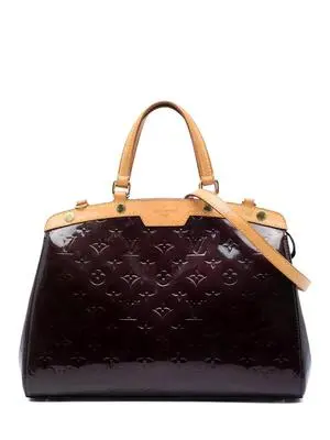 LOUIS VUITTON Monogram Vernis Brea Mm Satchel - Purple