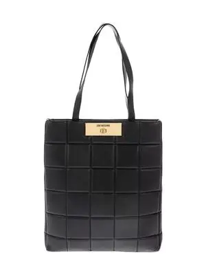 Moschino Quilted Shoulder Bag - Black