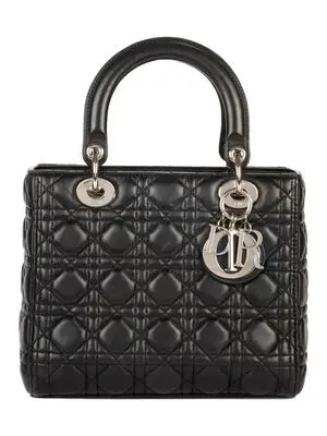 Dior Lady Tote Bag - Black