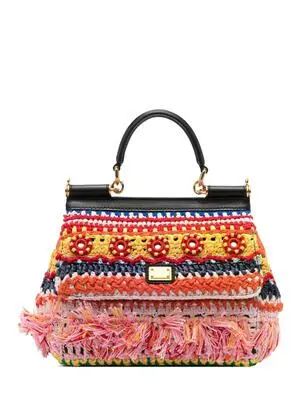 Dolce & Gabbana Sicily Carretto Bag - Red