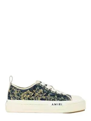 Amiri AMIRI Denim Court Low Sneakers Blue