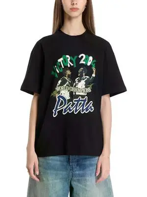 PATTA Victory Graphic Print T-shirt - Black