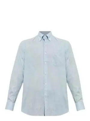 Paul & Shark Micro-checked Button-down Shirt - Blue
