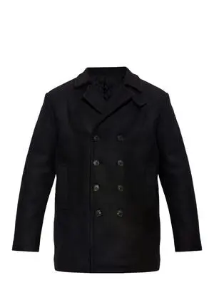 MARANT Double-breasted Coat - Blue